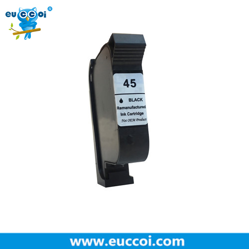 hp 45 remanufactured ink cartridge with dye ink