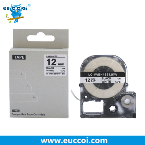 EUCCOI LC-4WBN9 LK-4WBN (SS12KW) Label tape Cassette